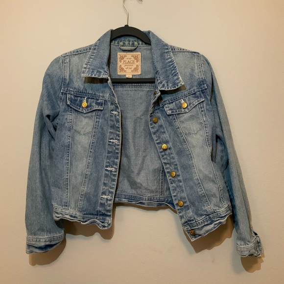 The Children's Place | Jackets & Coats | Place Denim Jacket Kids Xl ...